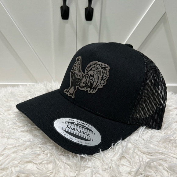 Yupoong | Accessories | Laser Engraved Trucker Snapback Hat Rooster ...